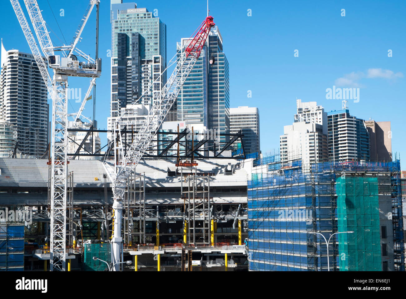 Construction of Darling harbour live precinct in Sydney,australia Stock ...