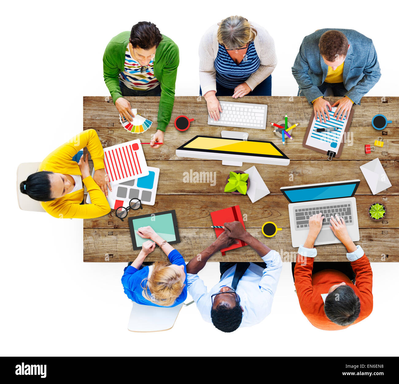 People Working in the Office Photos and Illustration Stock Photo - Alamy