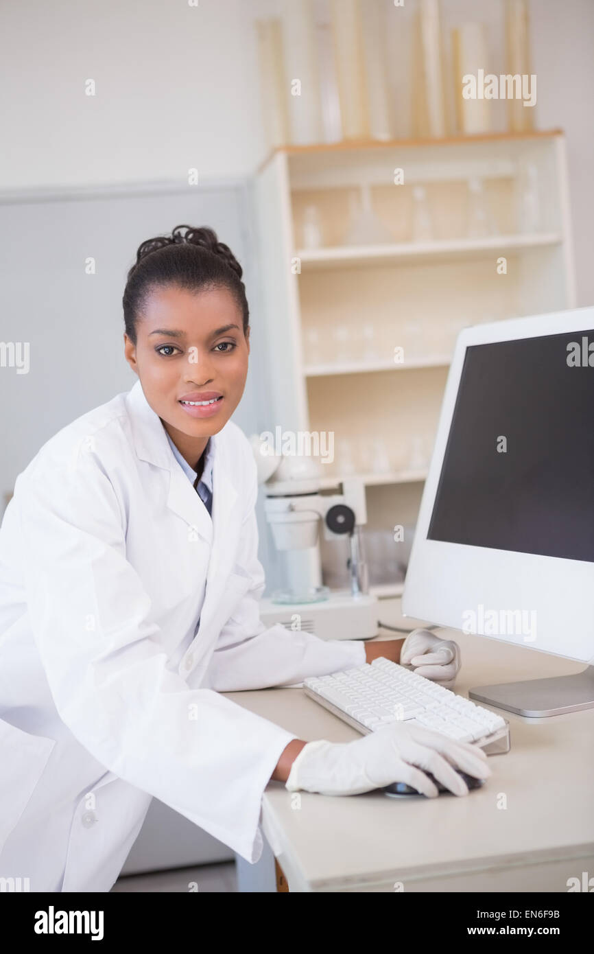 Female scientist woman looking camera hi-res stock photography and ...