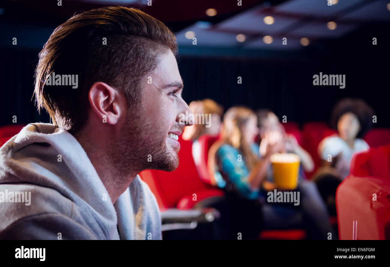 People watching a film Stock Photo - Alamy