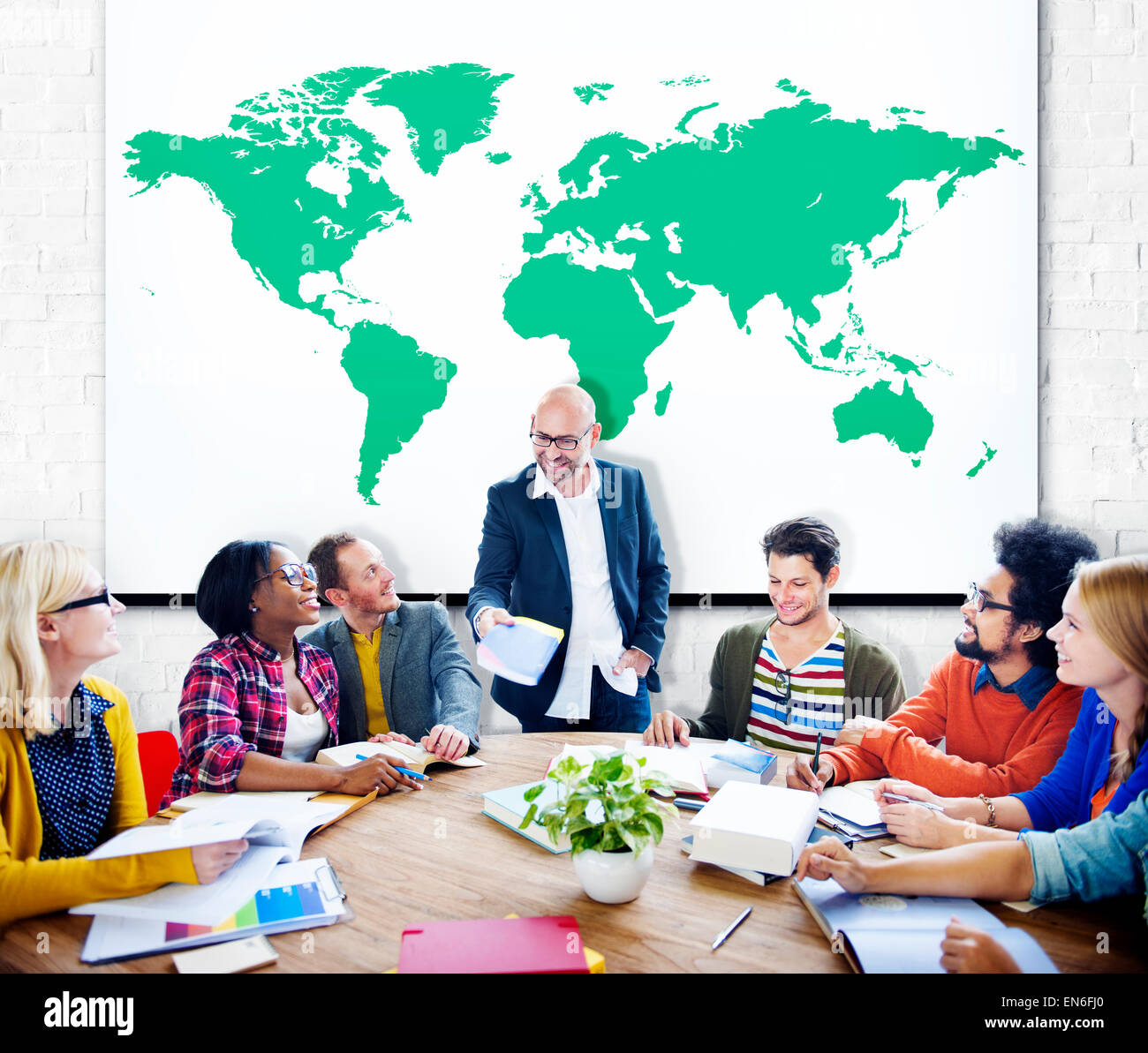 Group of People in a Meeting Stock Photo - Alamy