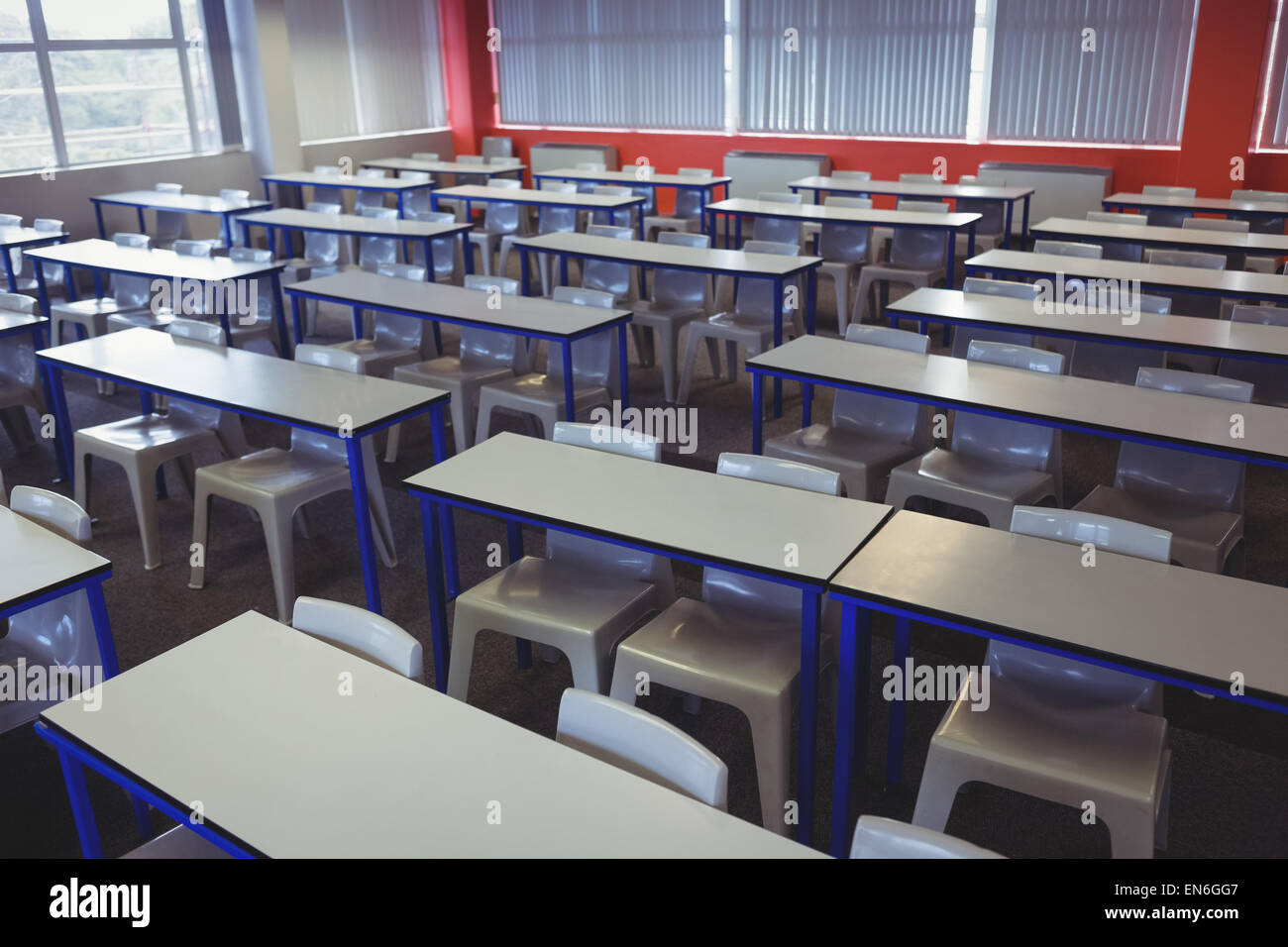 Empty classroom in the college Stock Photo - Alamy