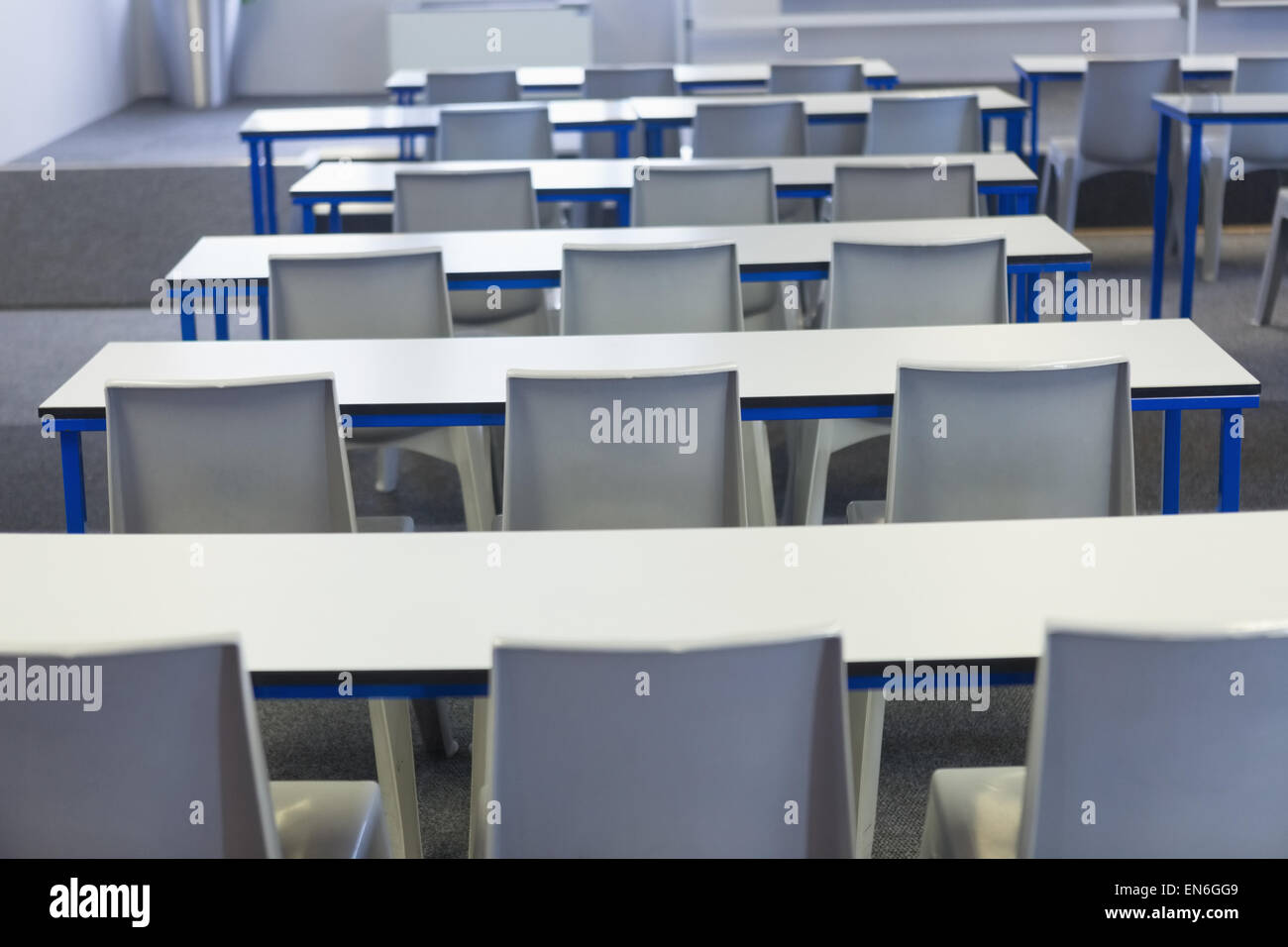 Empty classroom in the college Stock Photo - Alamy