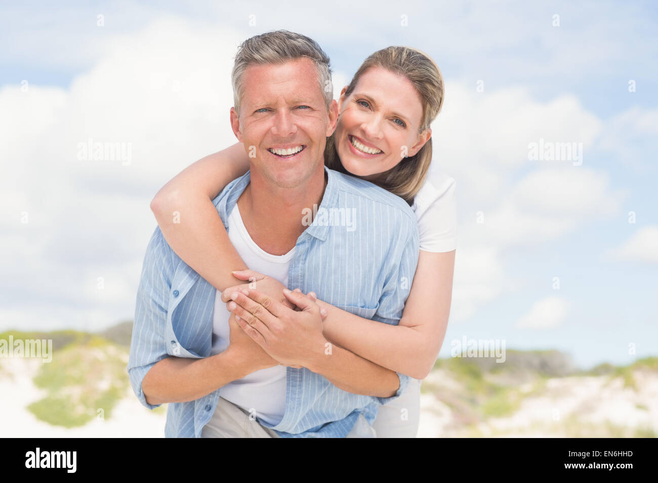 Happy couple having fun together Stock Photo - Alamy