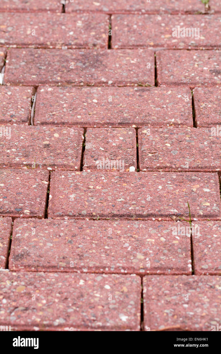Red brick pavement pattern Stock Photo - Alamy