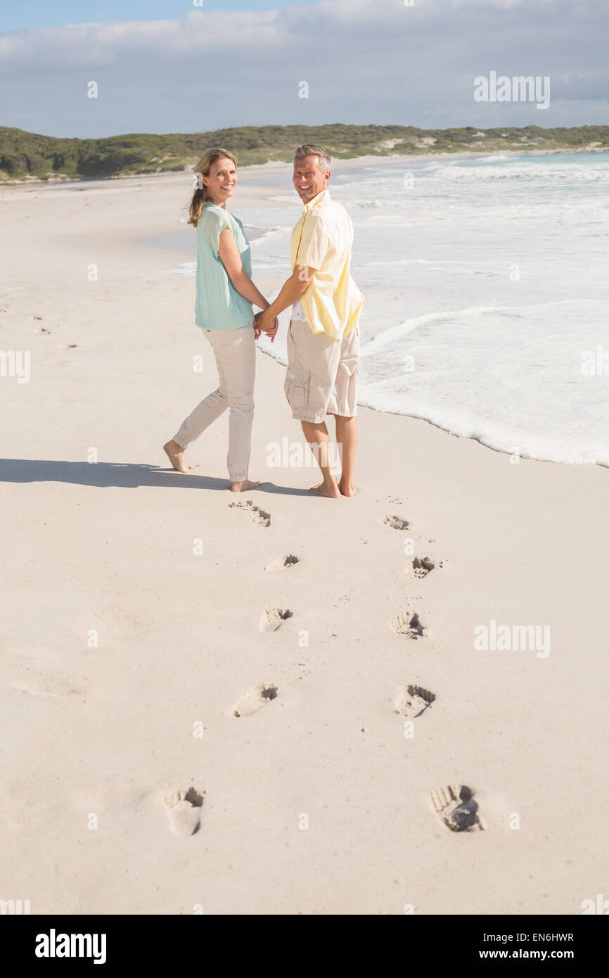 Walking holding hands hi-res stock photography and images - Alamy
