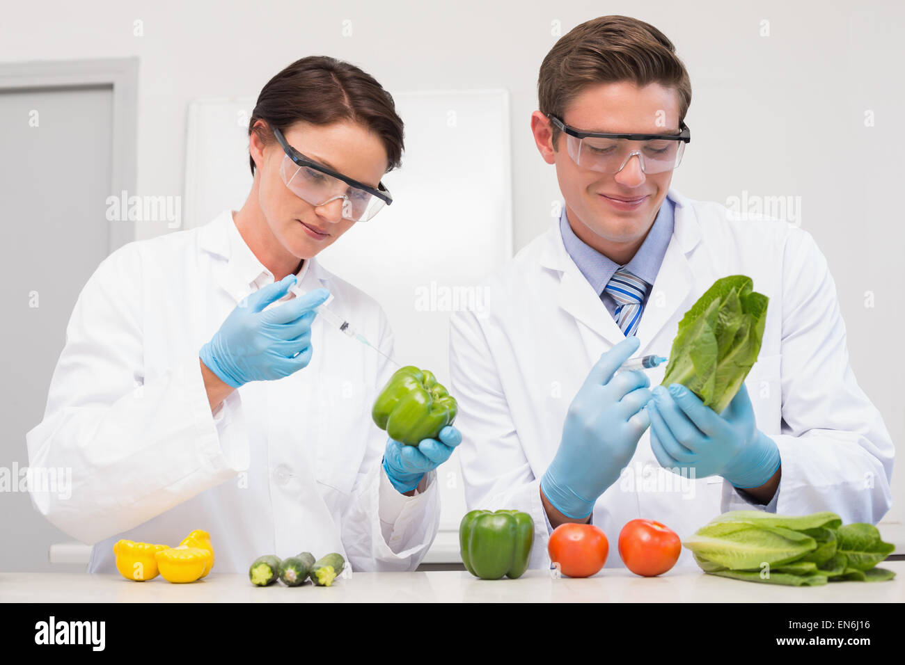 Vegetables laboratory hi-res stock photography and images - Alamy