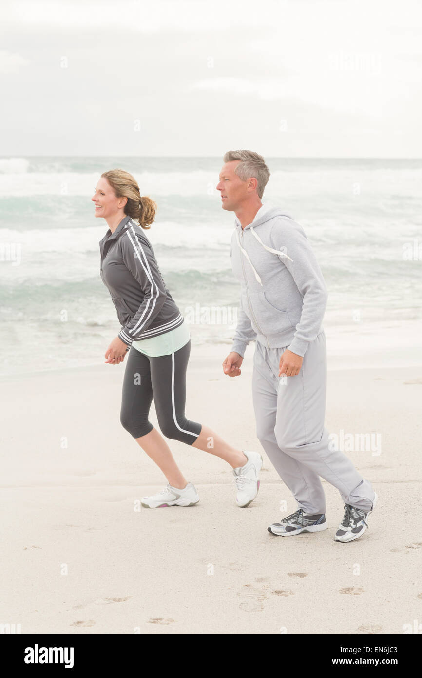 Couple jogging together hi-res stock photography and images - Alamy
