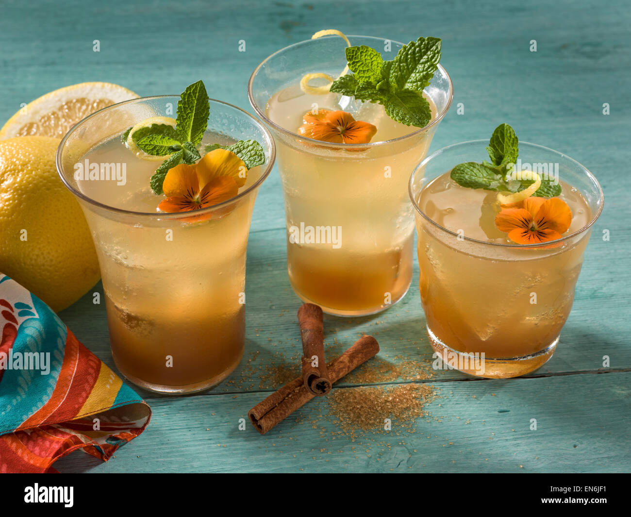 Chilled tropical grapefruit spritzer hi-res stock photography and ...