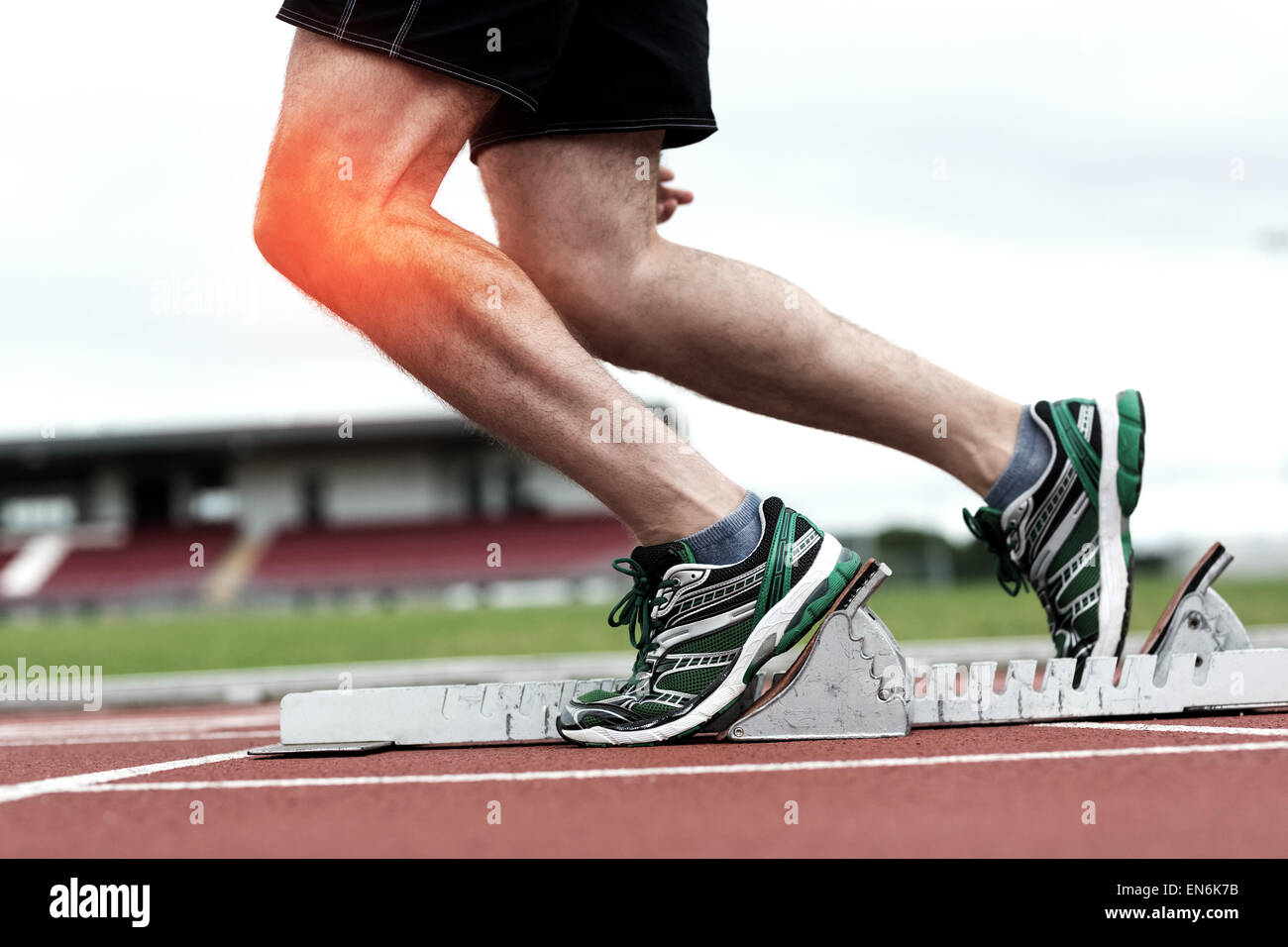 Man athlete knee injury hi-res stock photography and images - Alamy