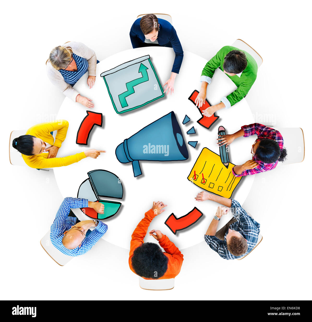 Silhouette people group african Cut Out Stock Images & Pictures - Alamy