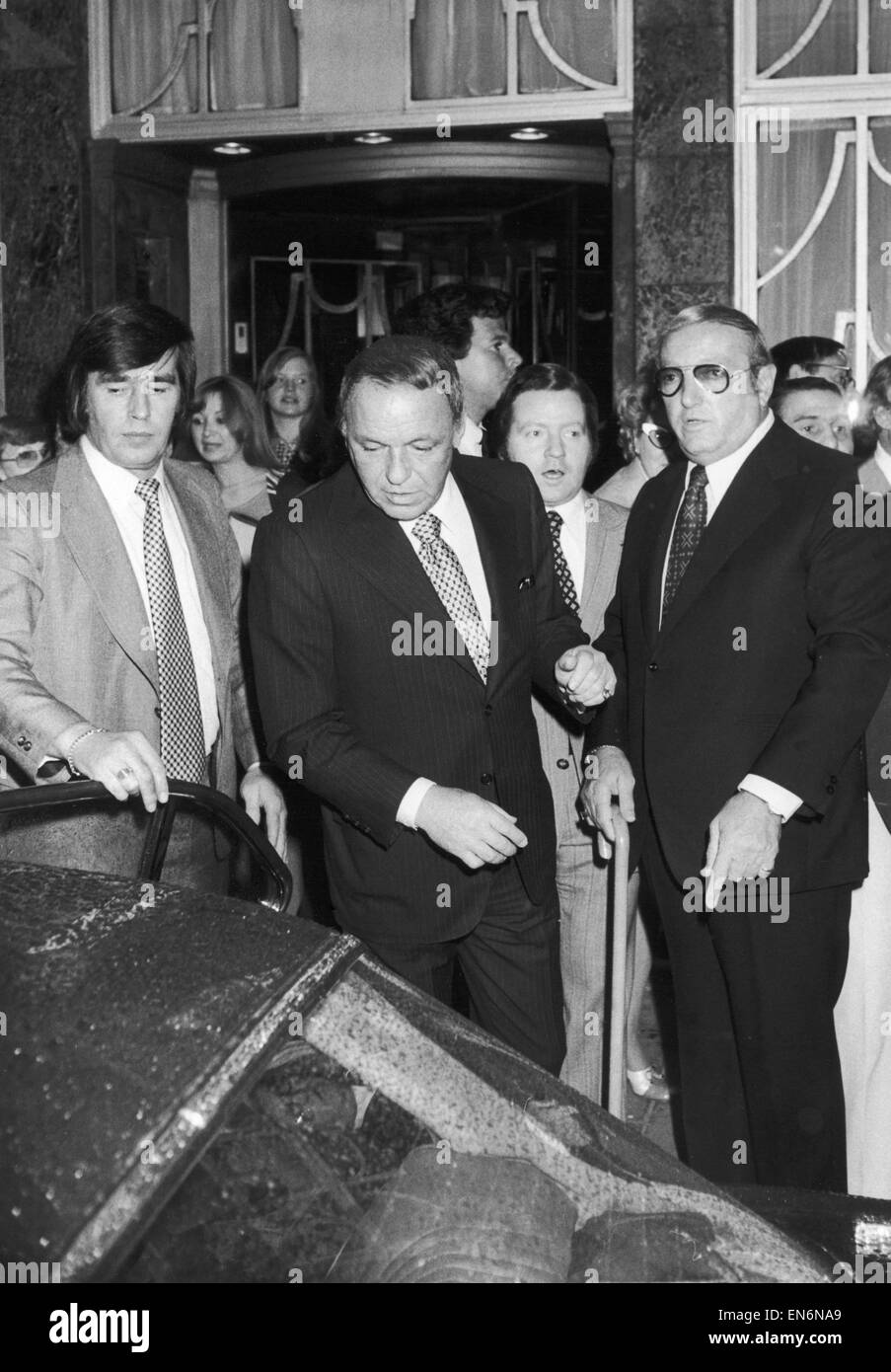 Frank Sinatra seen here out and about town in London's West End. The 59 ...