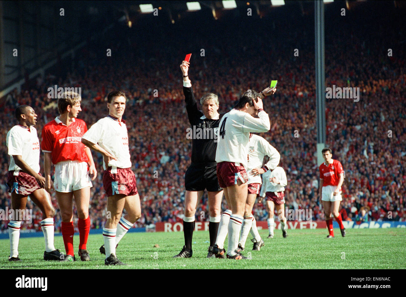 FA Cup Semi-Final at Villa Park. Nottingham Forest 4 v West Ham United ...