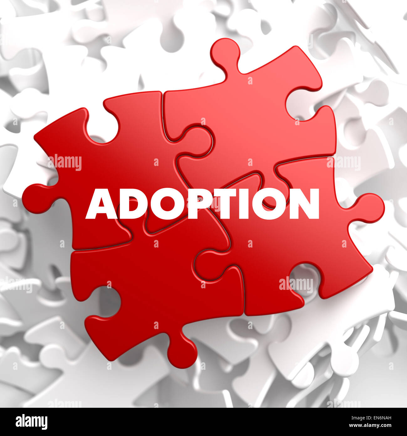 Adoption on Red Puzzles Stock Photo - Alamy Adoption on Red Puzzles Stock Photo - Alamy