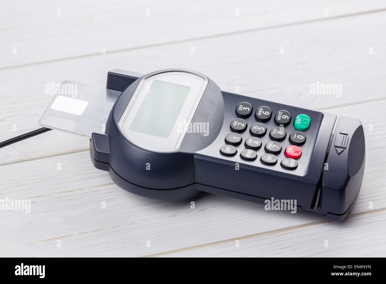 Credit card in banking machine Stock Photo - Alamy