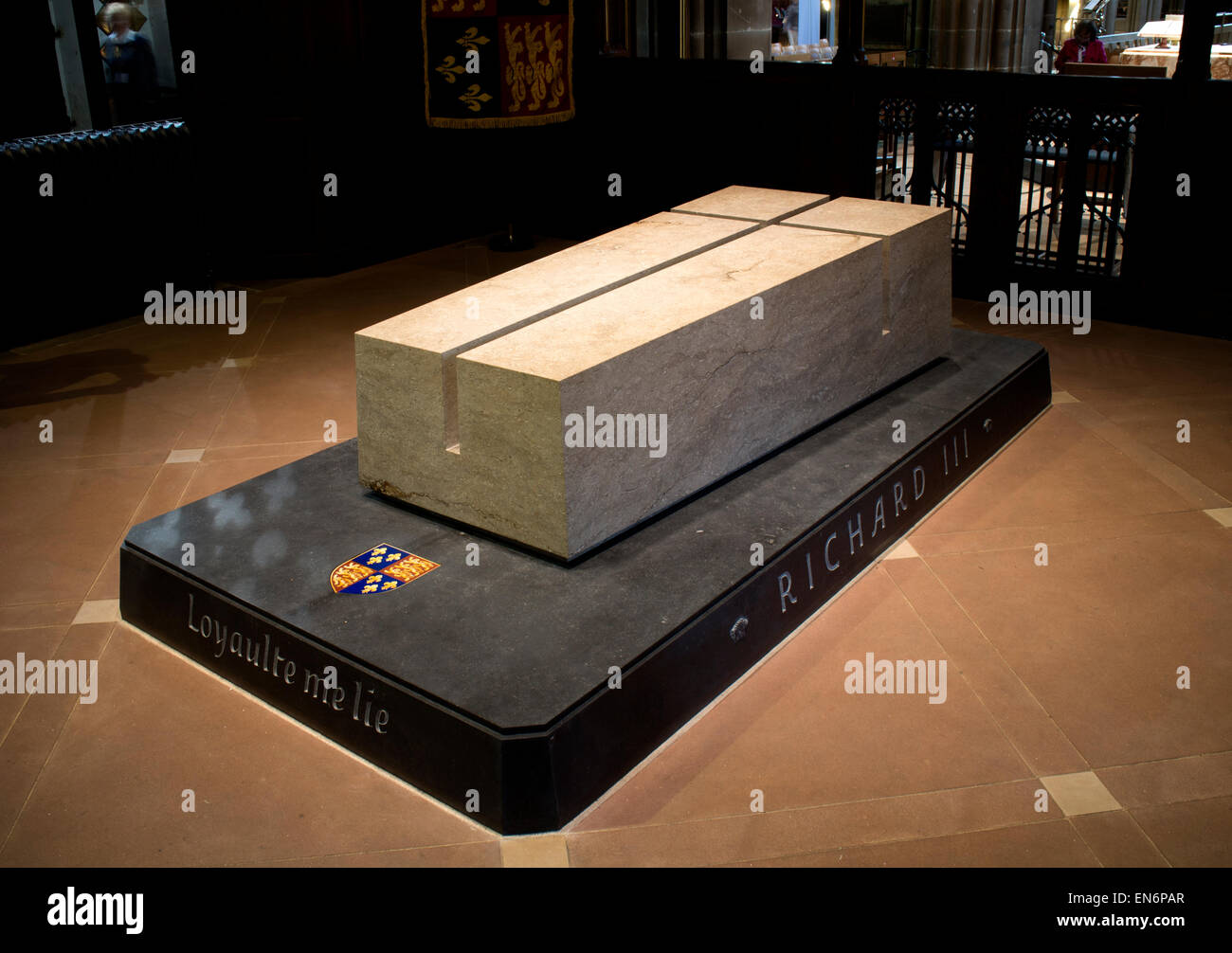 King Richard III tomb, Leicester Cathedral, UK Stock Photo - Alamy