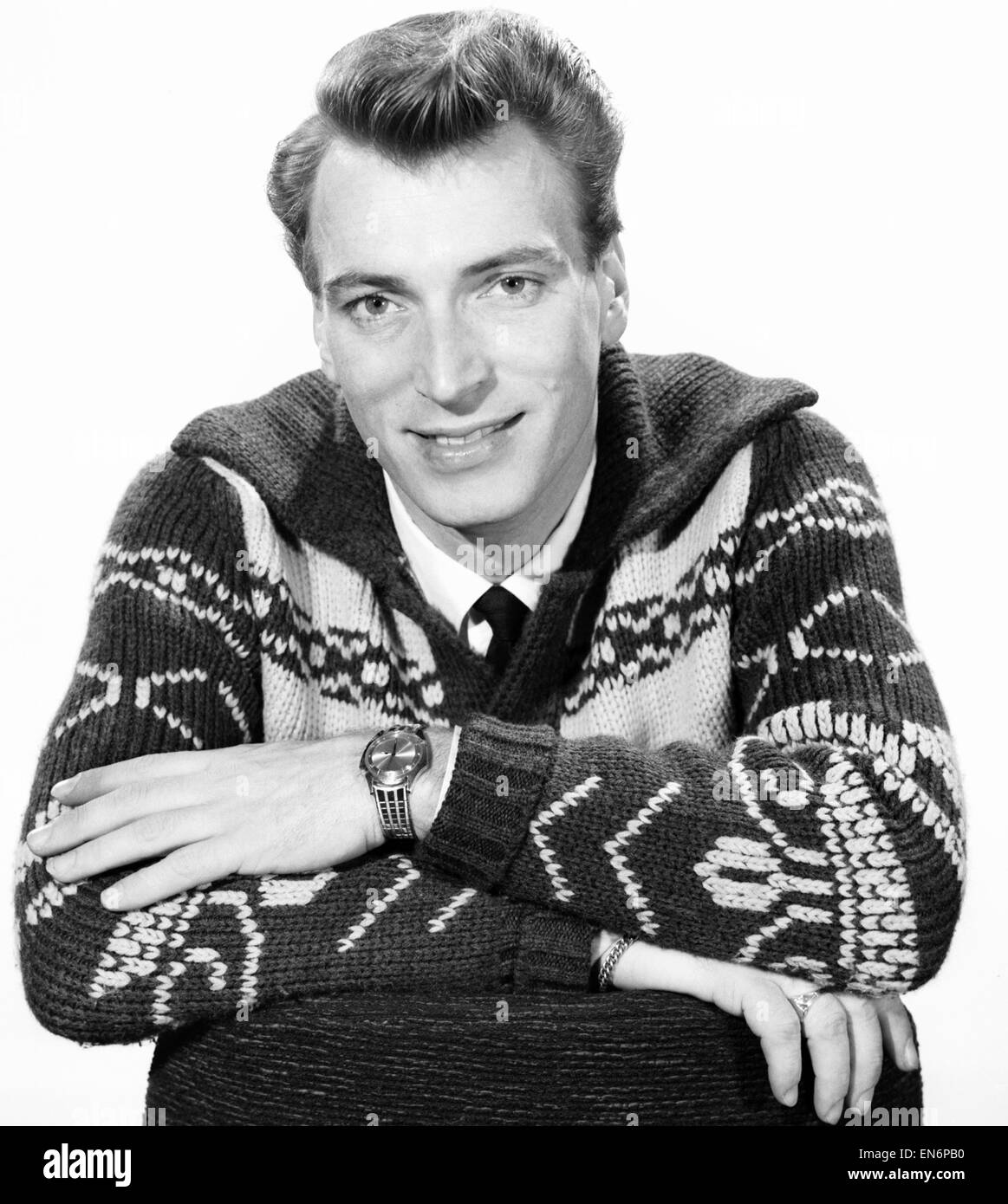 Singer Frank Ifield seen here posing for the Reveille newspaper for a ...