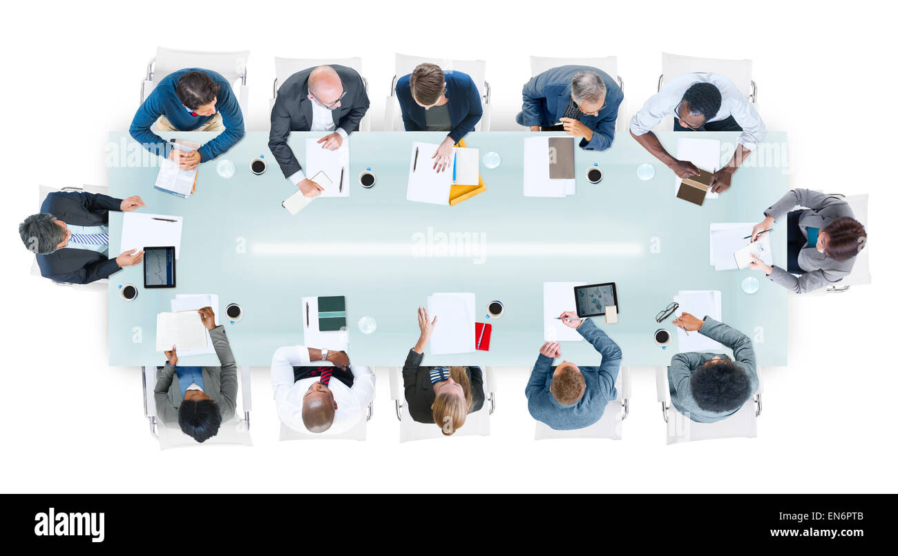 Business team tablet in Cut Out Stock Images & Pictures - Alamy