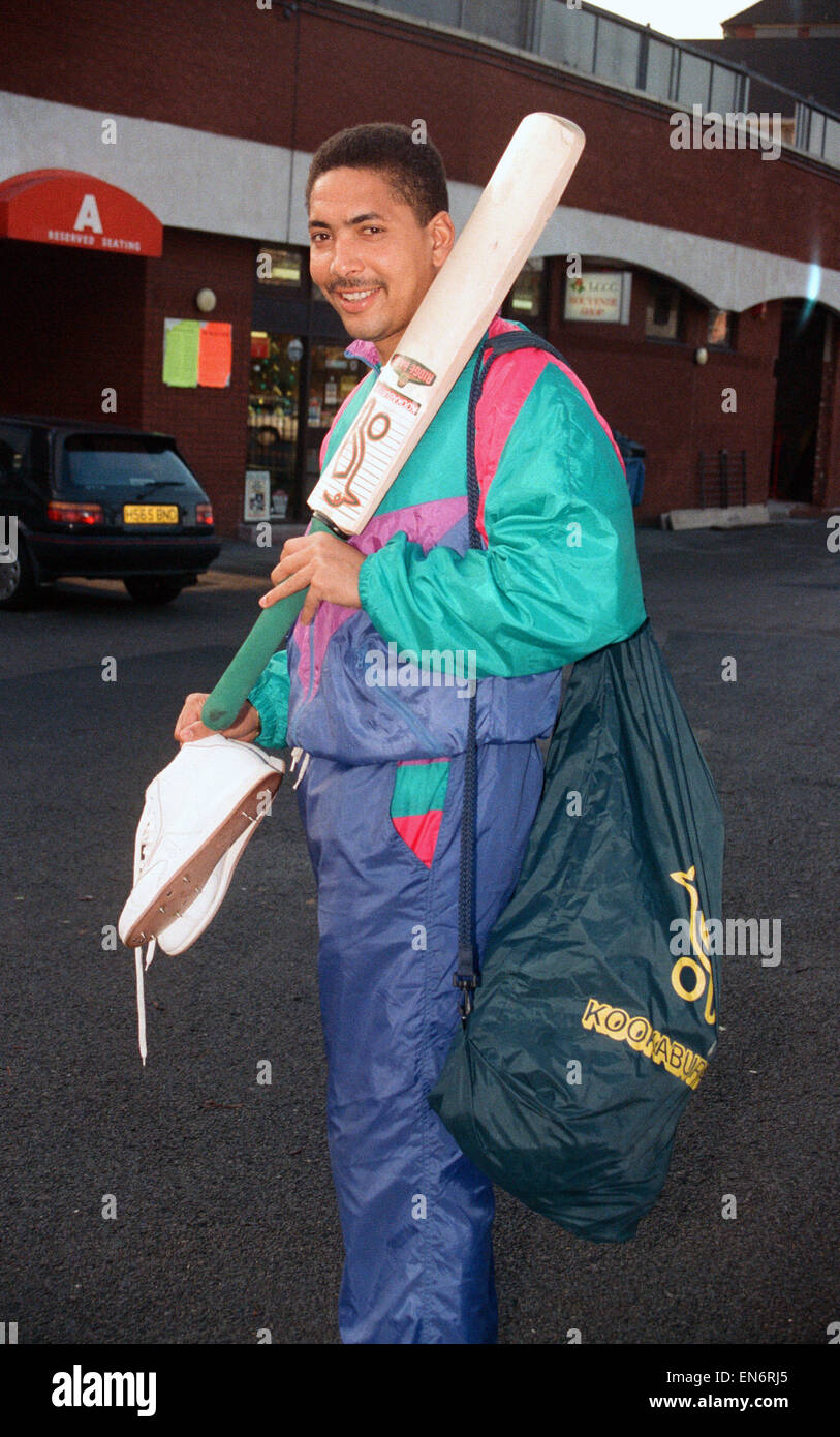 Lancashire and England cricketer Phil DeFreitas 10th December 1990 ...