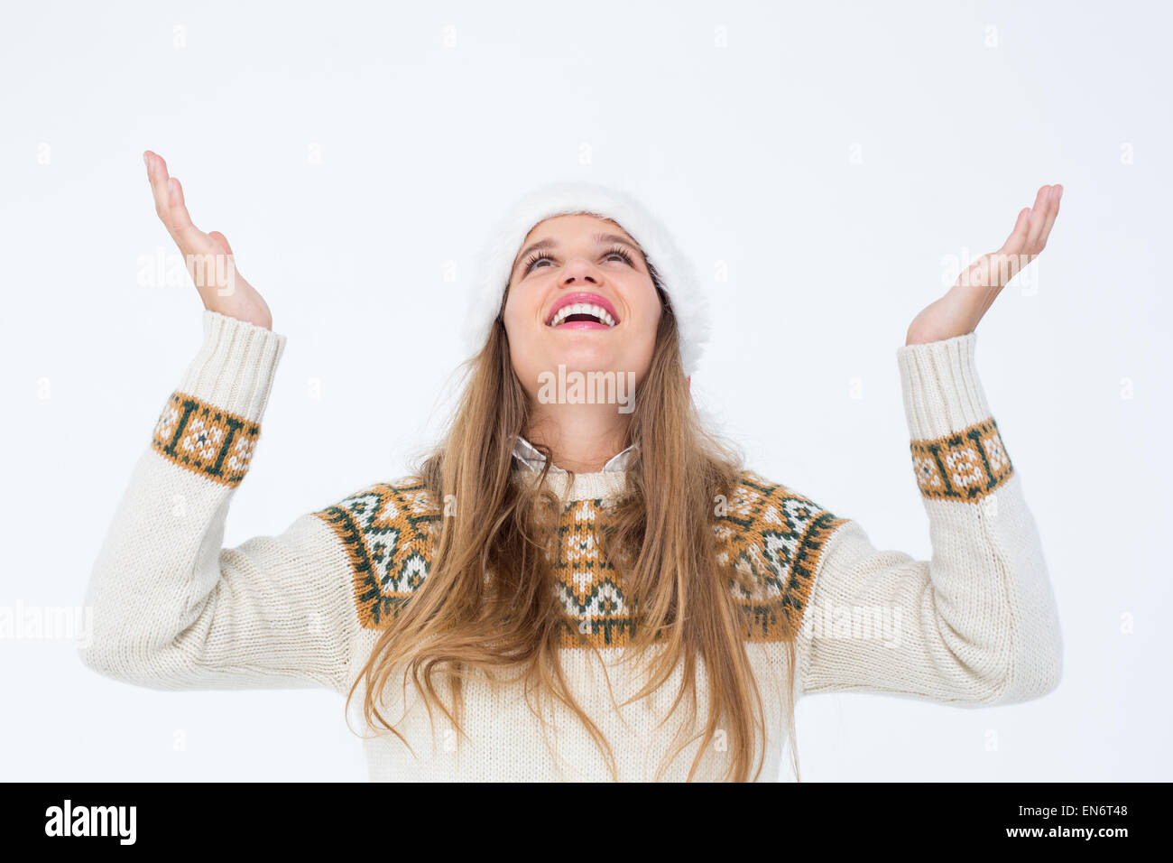 Woman with light above head hi-res stock photography and images - Alamy