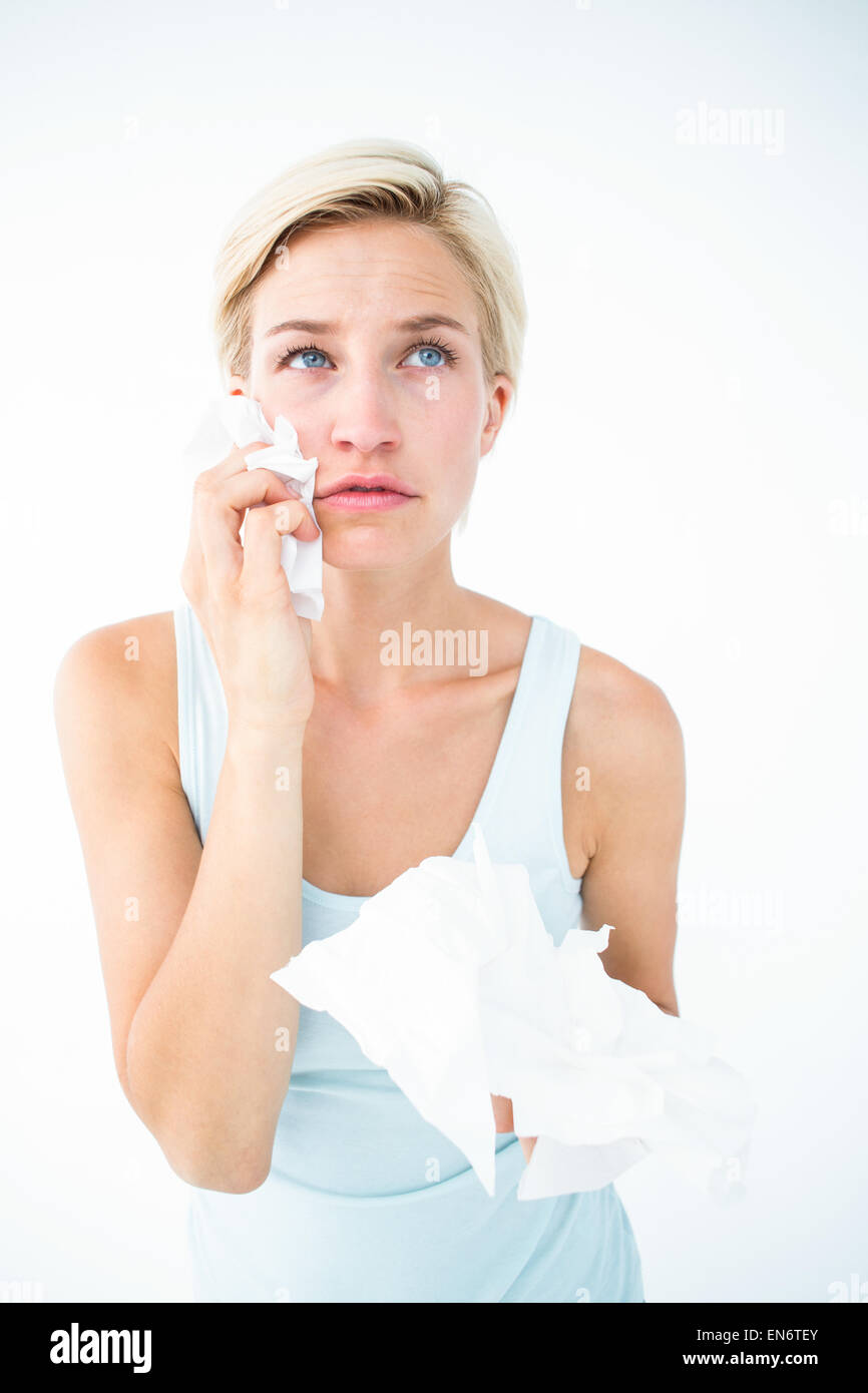 Woman crying sadness depression hi-res stock photography and images - Alamy