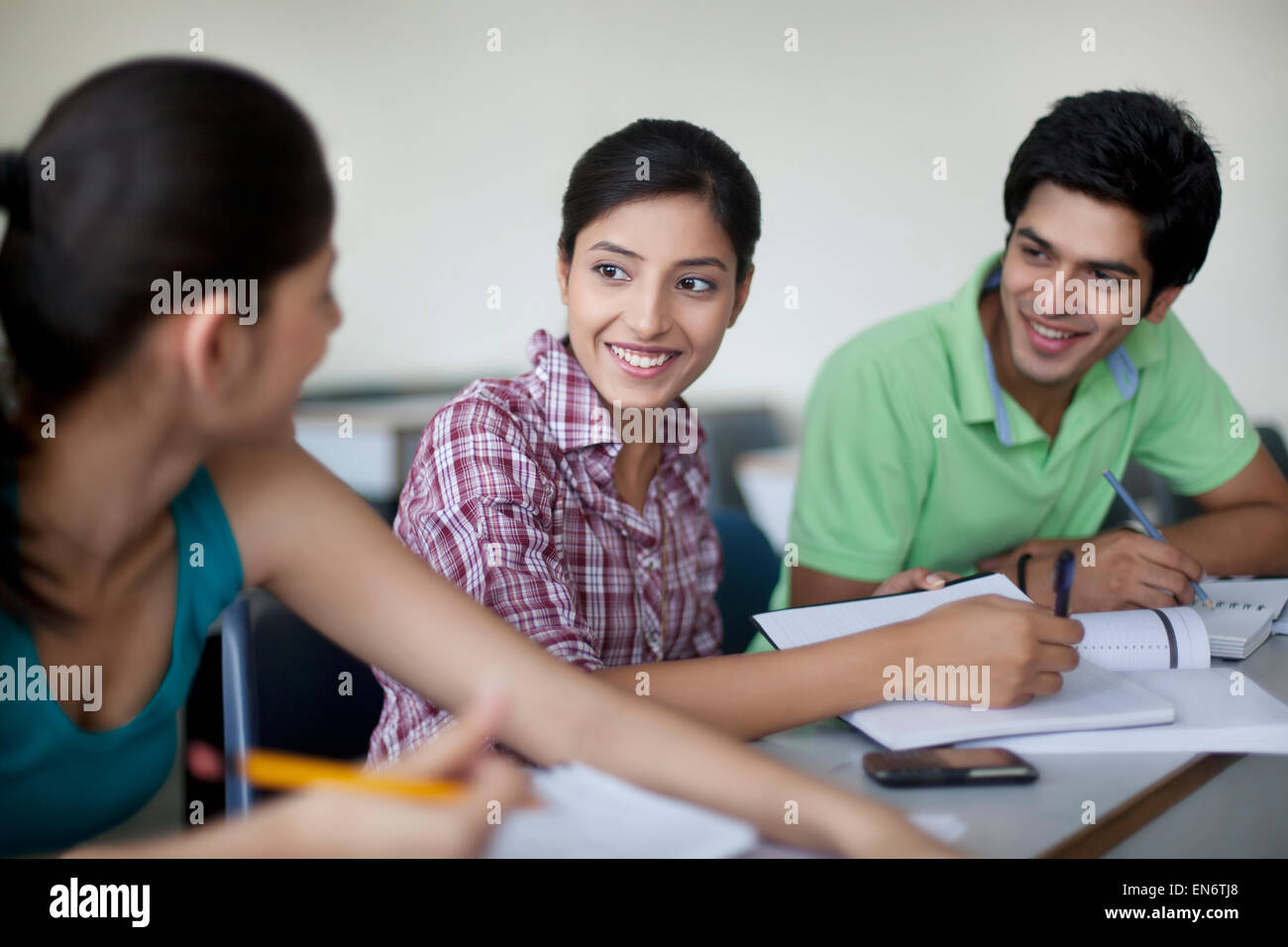 Indian college girl classroom hi-res stock photography and images - Alamy
