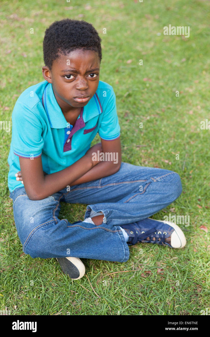 Sad Black Kid