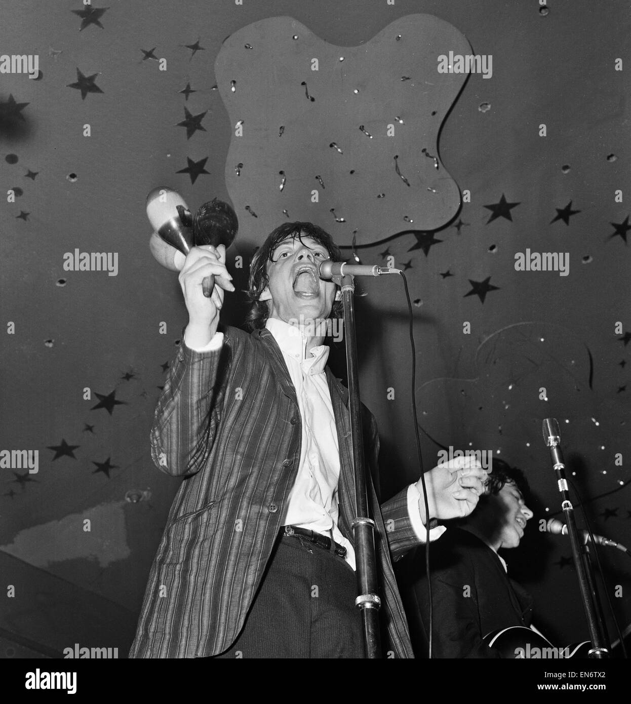 The Rolling Stones perform on stage at the Imperial Ballroom in Nelson ...