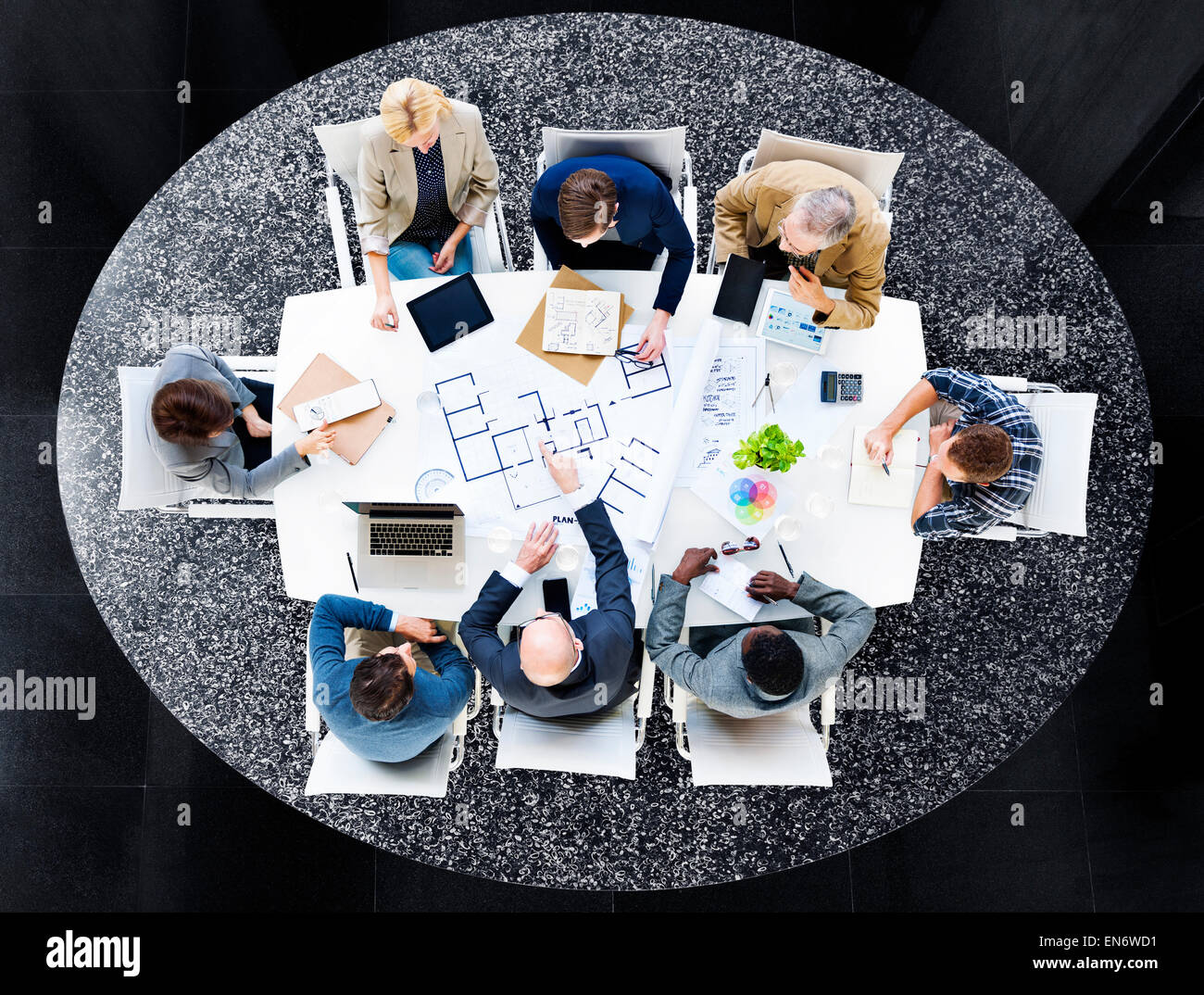 Design Team Planning for a New Project Stock Photo - Alamy