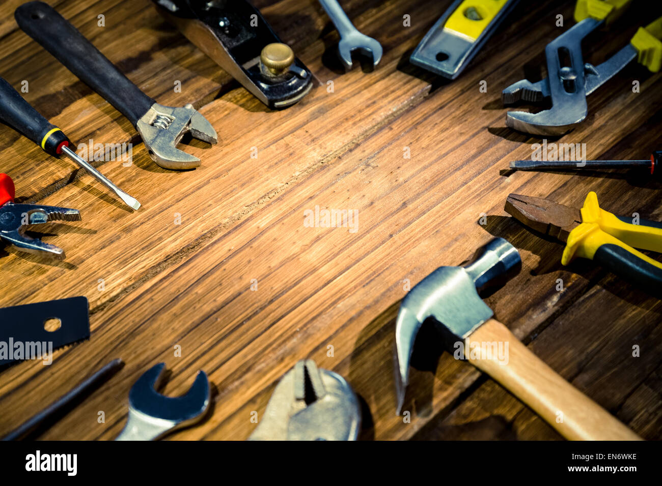 Tools laid hi-res stock photography and images - Alamy
