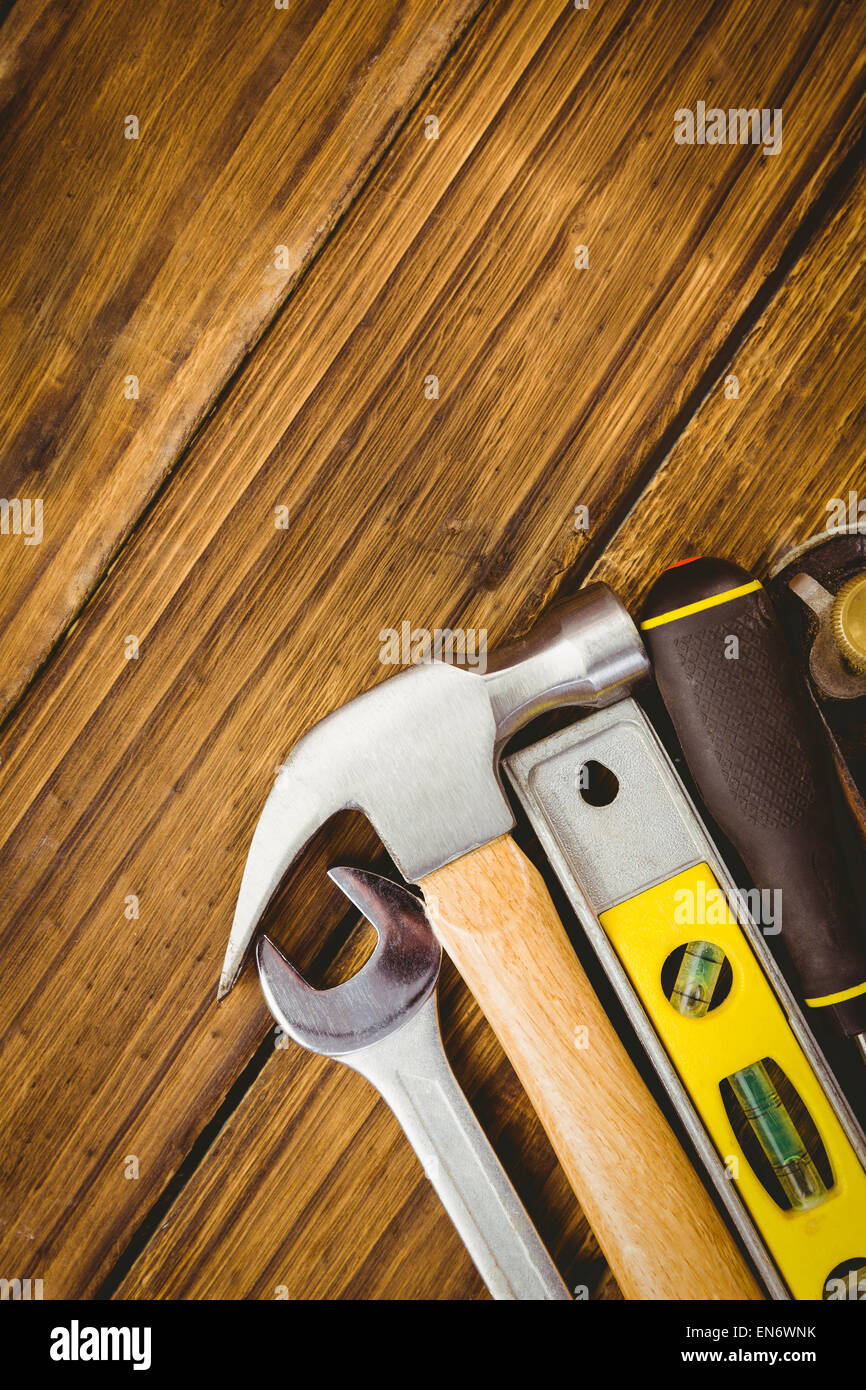 DIY tools laid out on table Stock Photo - Alamy
