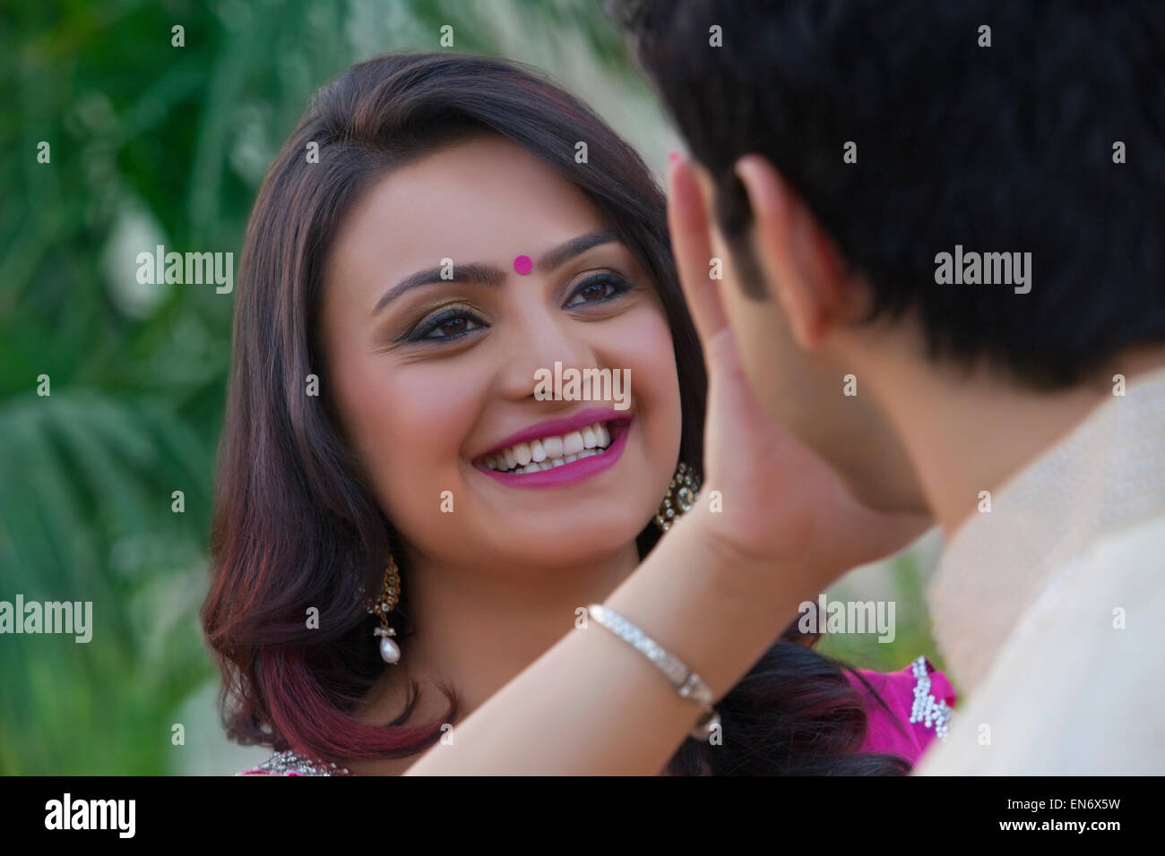 Pink tika woman young hi-res stock photography and images - Alamy