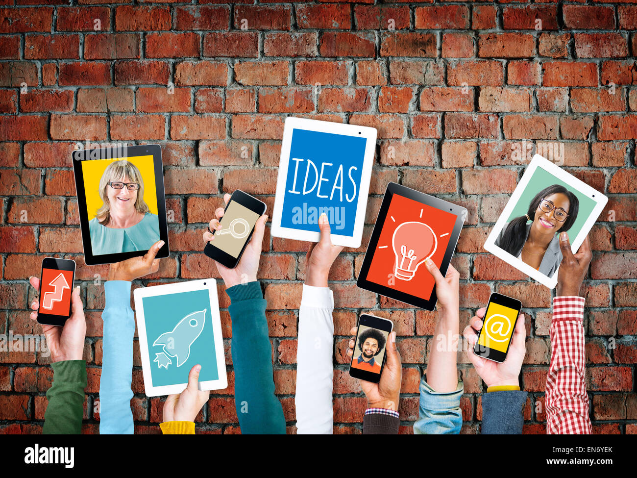 Digital Devices Vision Creativity Planning Tactic Ideas Concept Stock ...