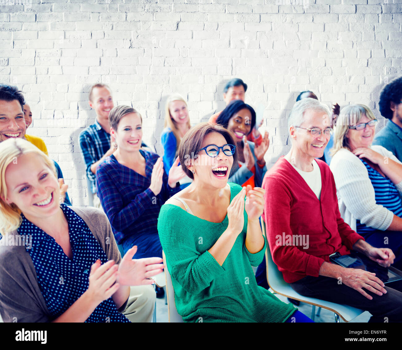 Group of People in Seminar Stock Photo - Alamy