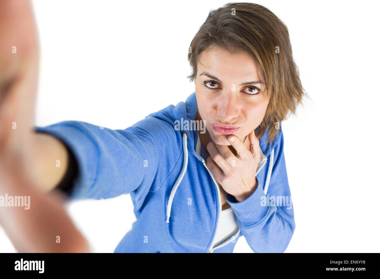 Selfie finger hi-res stock photography and images - Alamy