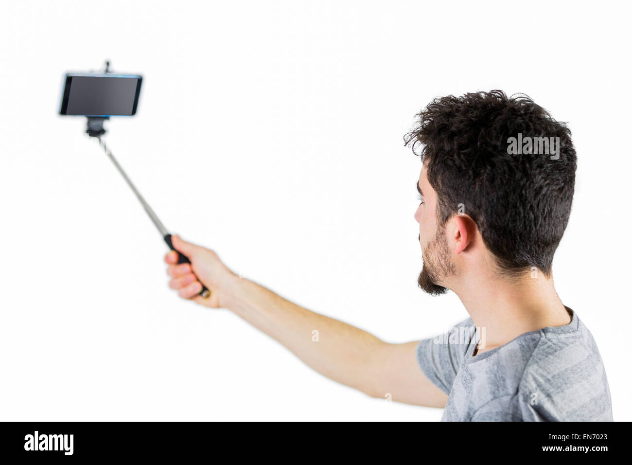 Using a stick Cut Out Stock Images & Pictures - Alamy