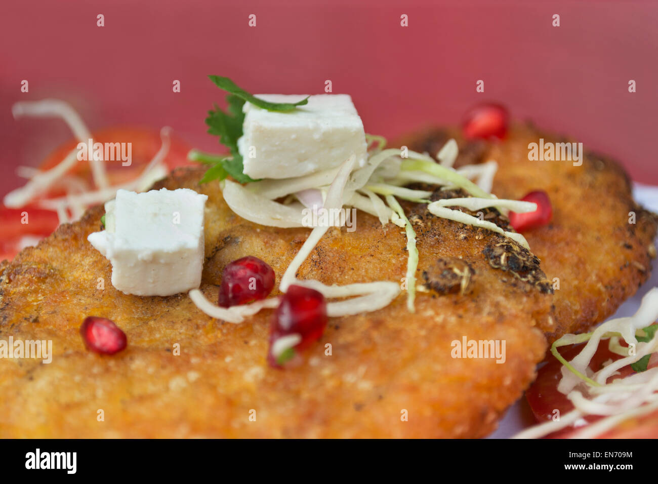 Cutlet served in a plate Stock Photo - Alamy