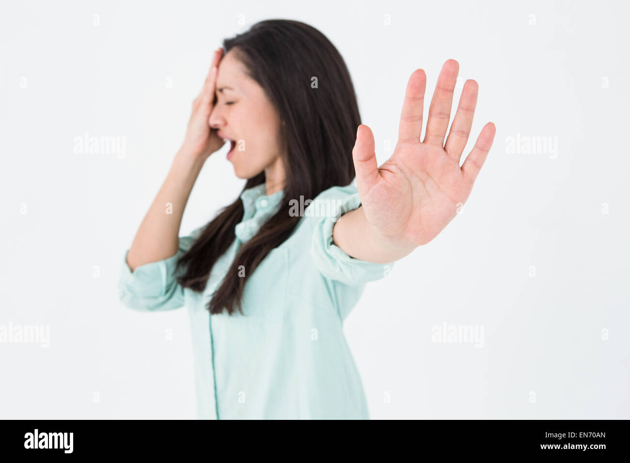 Nervous irritated hi-res stock photography and images - Alamy