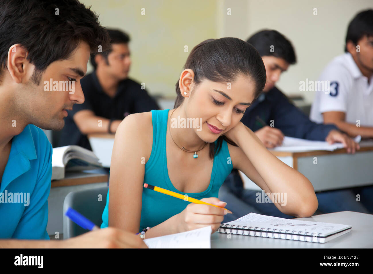 Portrait of college student Stock Photo - Alamy