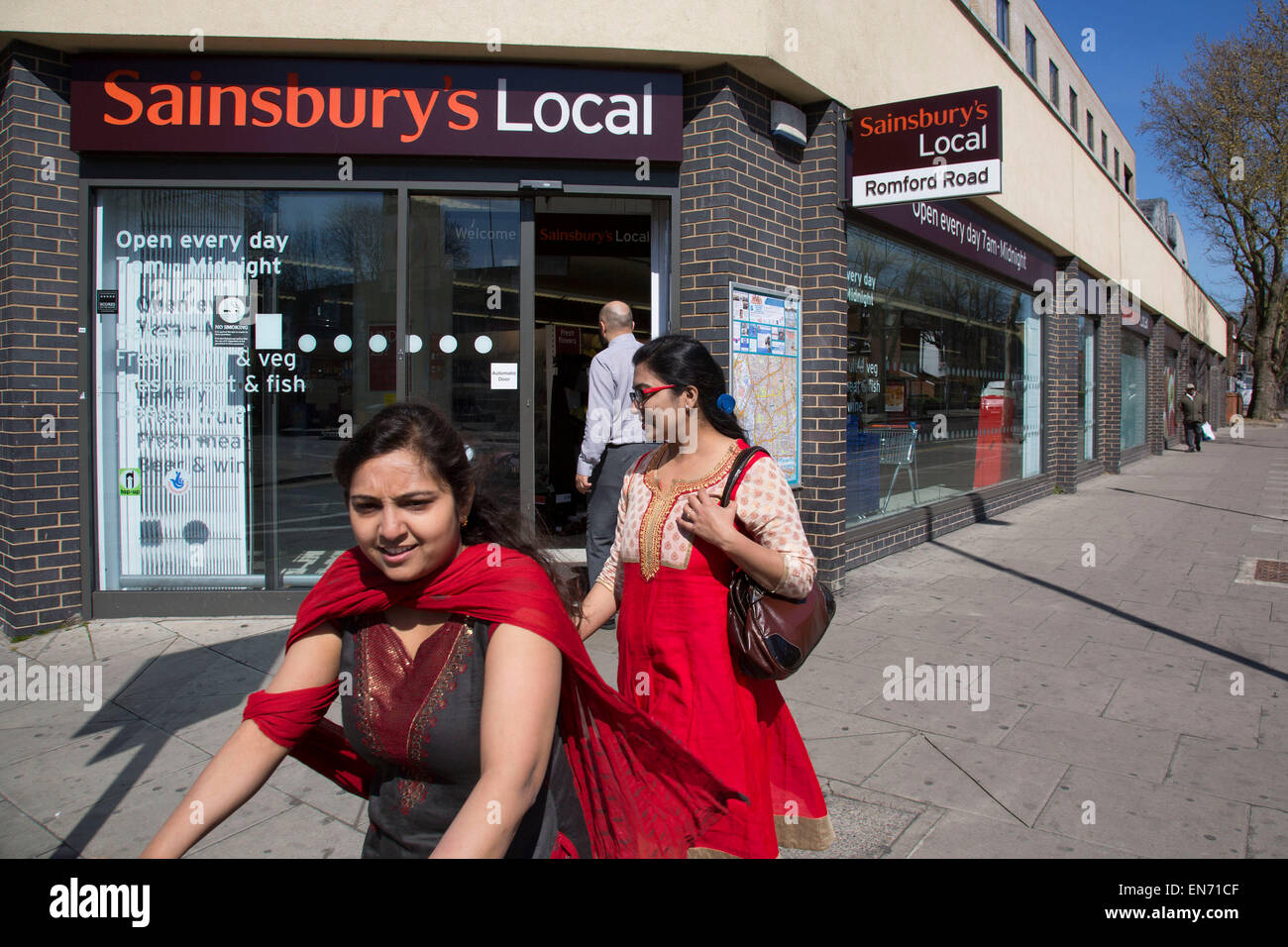 Multicultural Stratford in the Borough of Newham in East London, UK ...