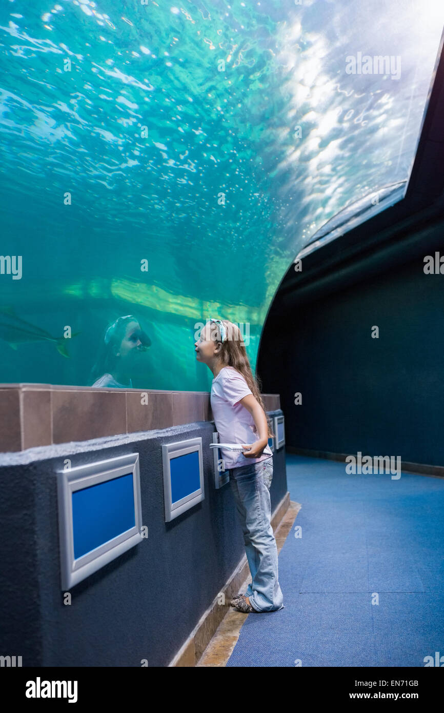 Girl with fish hi-res stock photography and images - Alamy