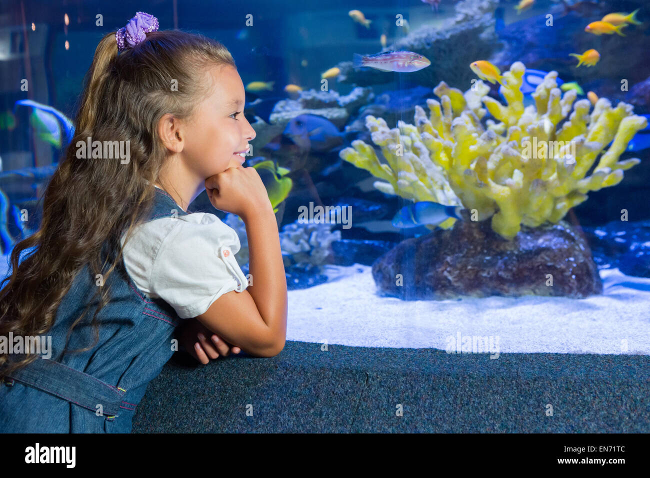 Girl with fish hi-res stock photography and images - Alamy