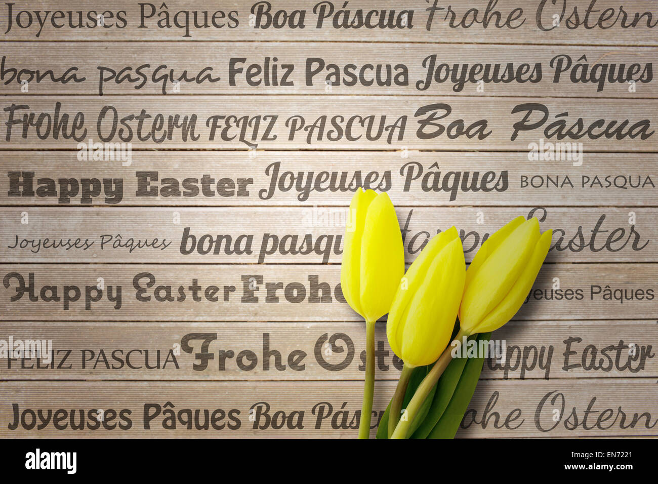Easter in different languages hi-res stock photography and images - Alamy