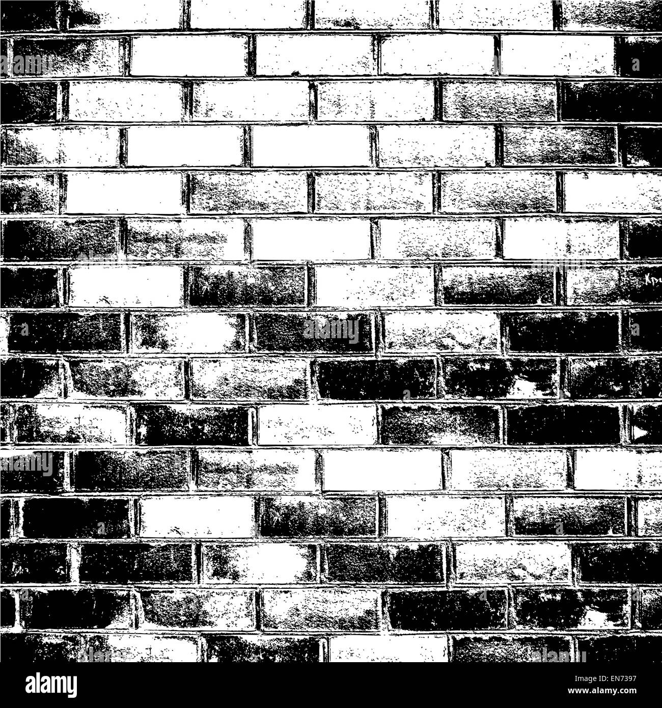 Brick wall of the house, with lines of a laying of a solution. V Stock ...