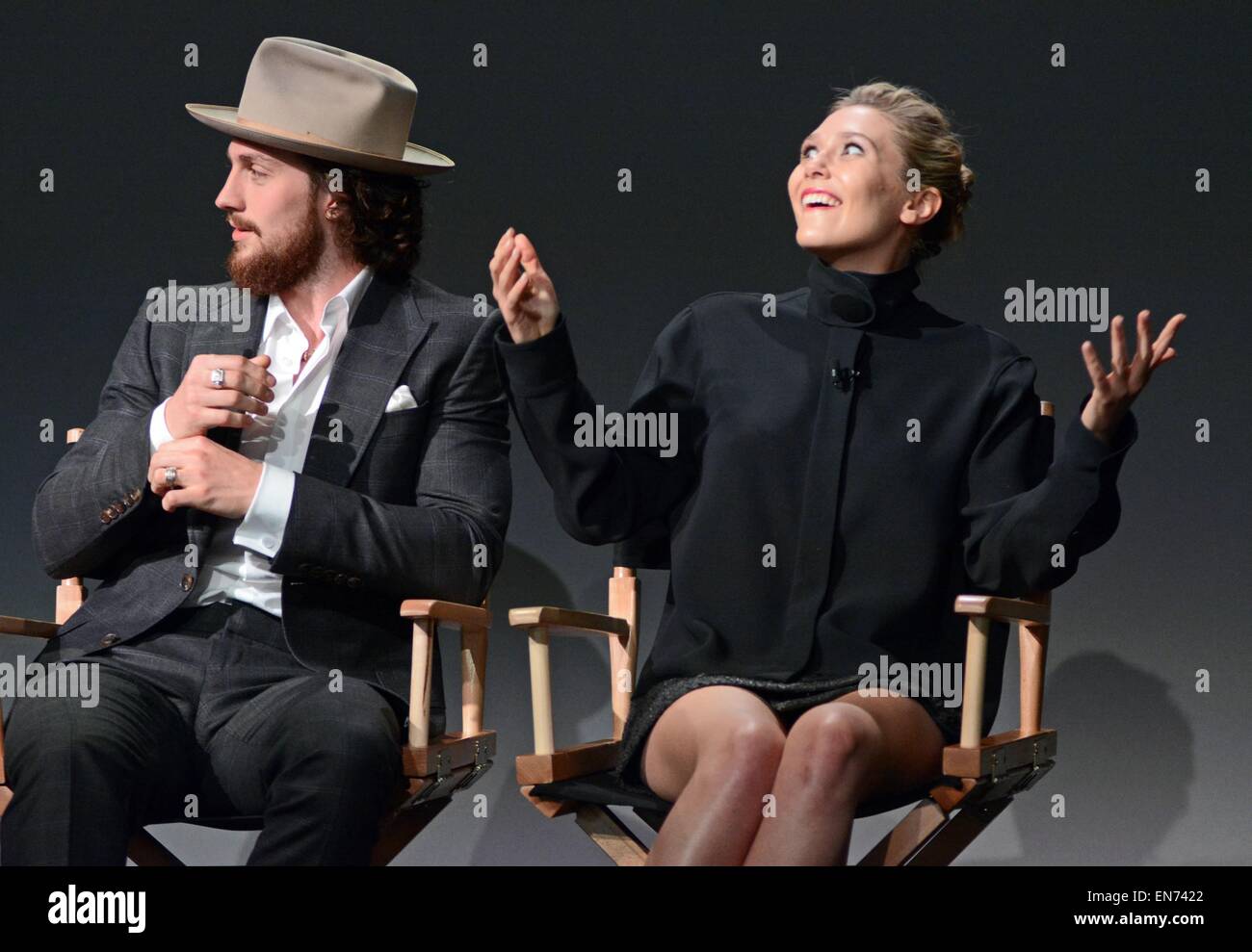 Aaron taylor johnson and elizabeth olsen hi-res stock photography and ...