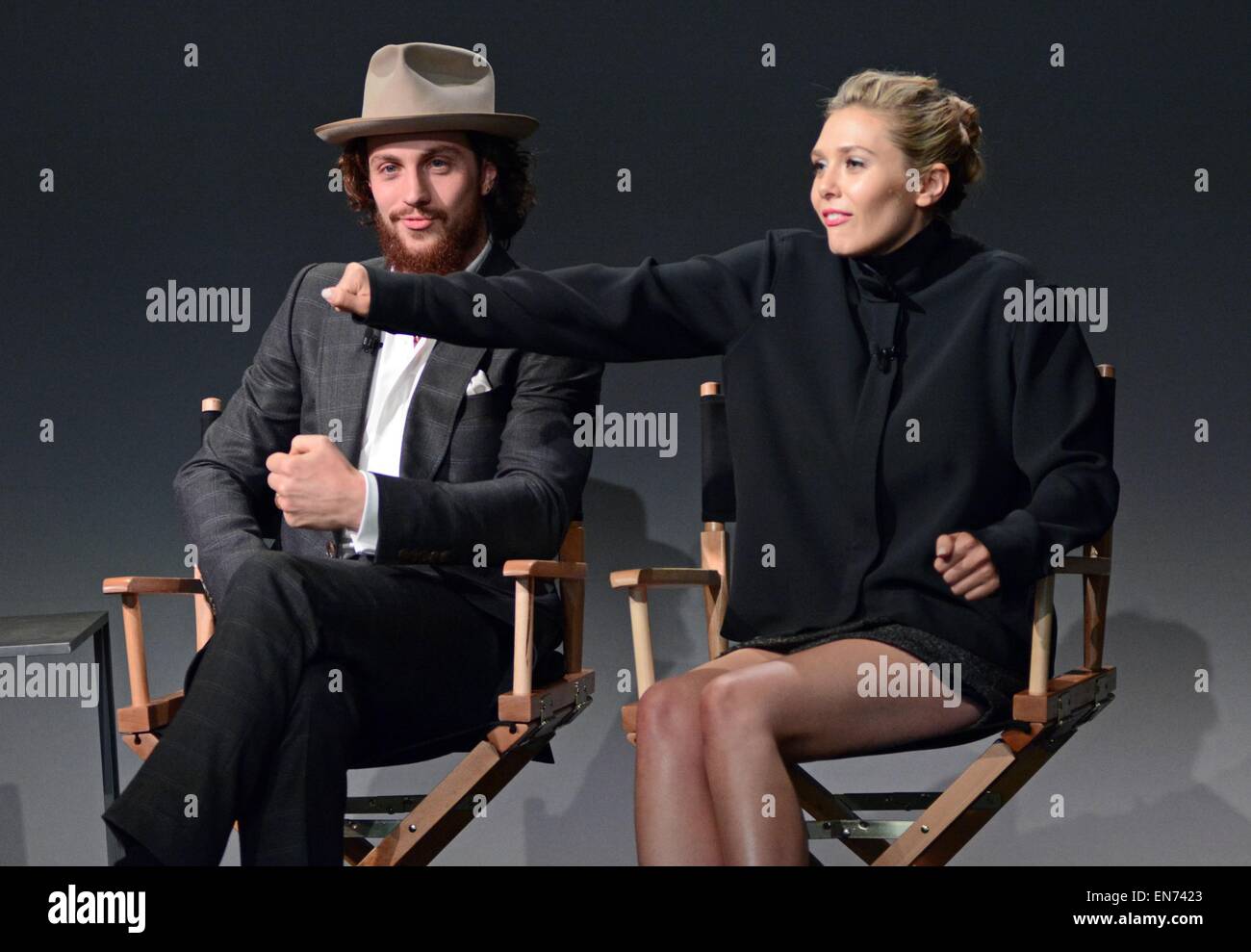 Aaron taylor johnson and elizabeth olsen hi-res stock photography and ...