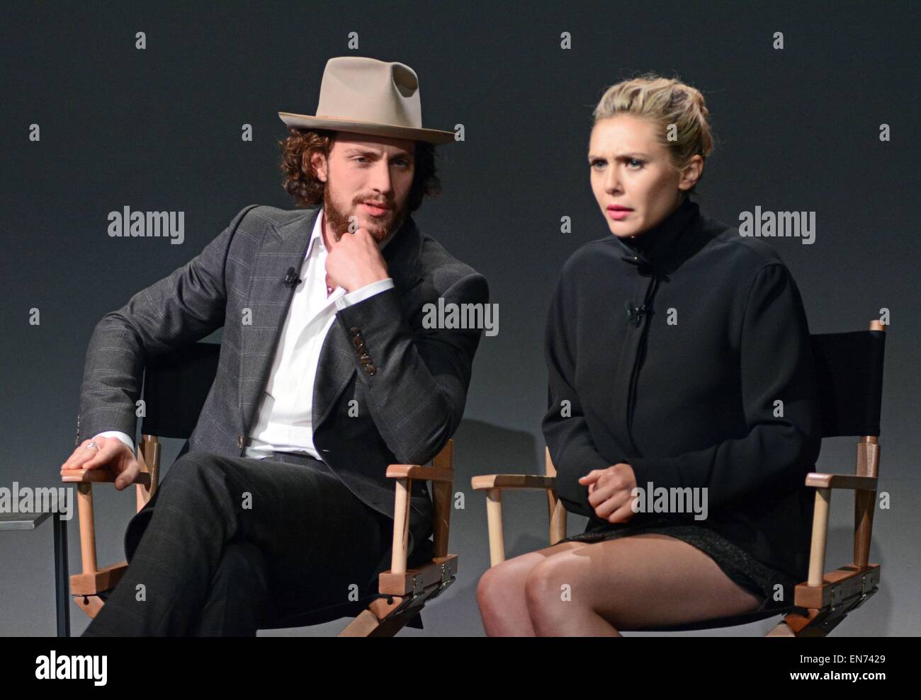 Aaron taylor johnson and elizabeth olsen hi-res stock photography and ...