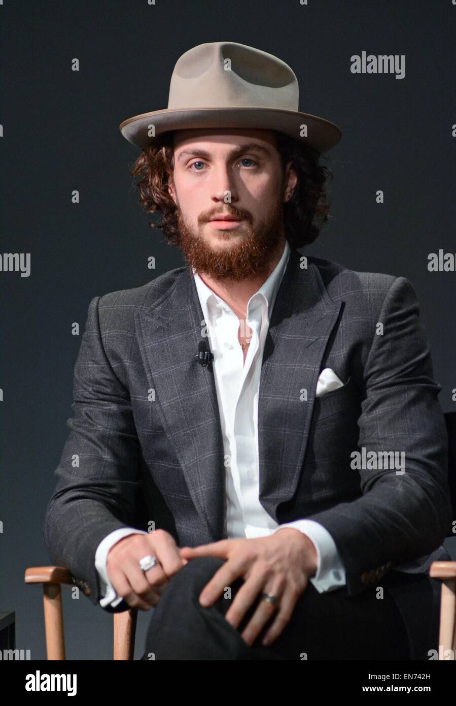 Aaron taylor johnson meet the actors hi-res stock photography and ...