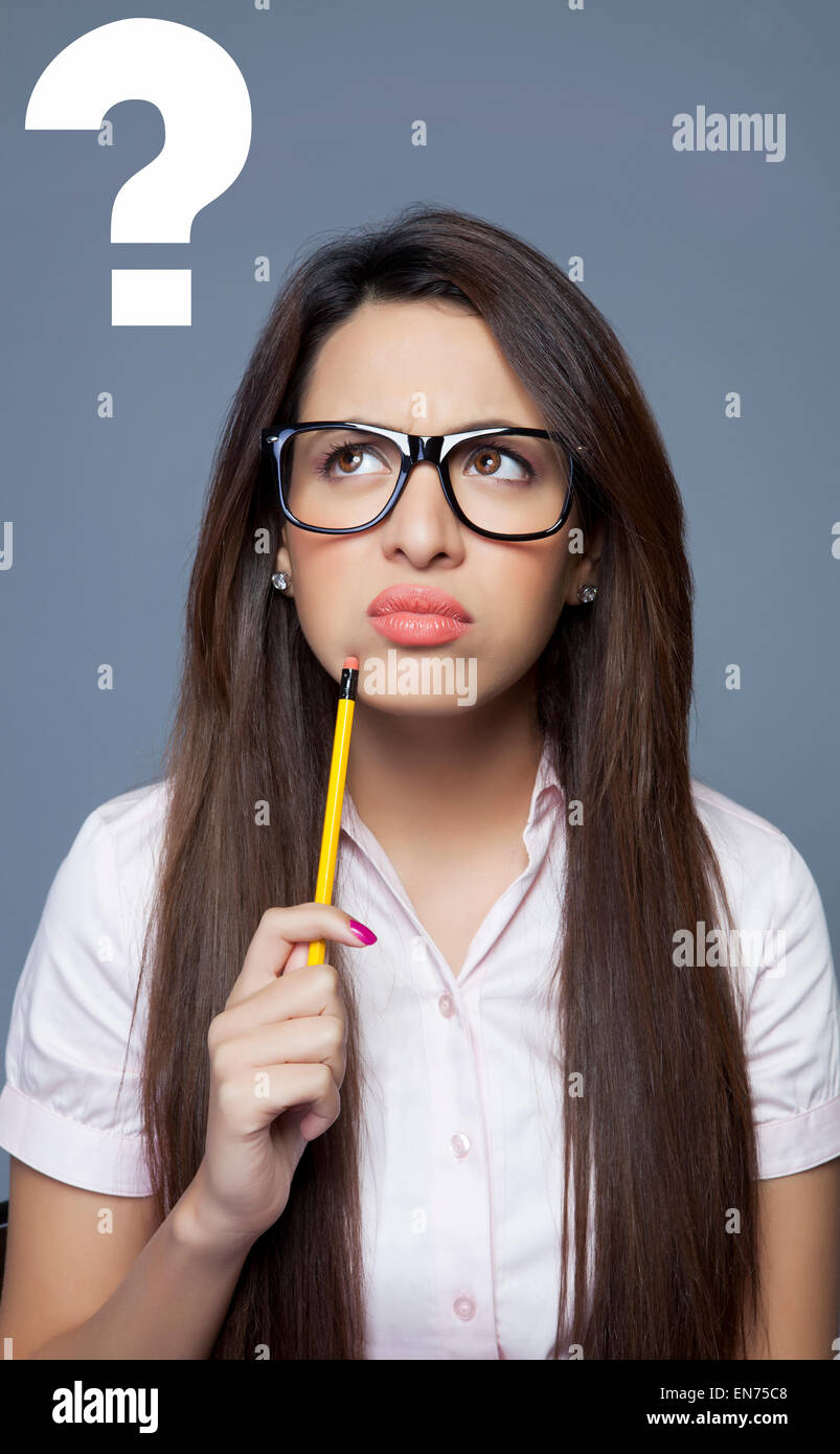 Confused person drawing hi-res stock photography and images - Alamy
