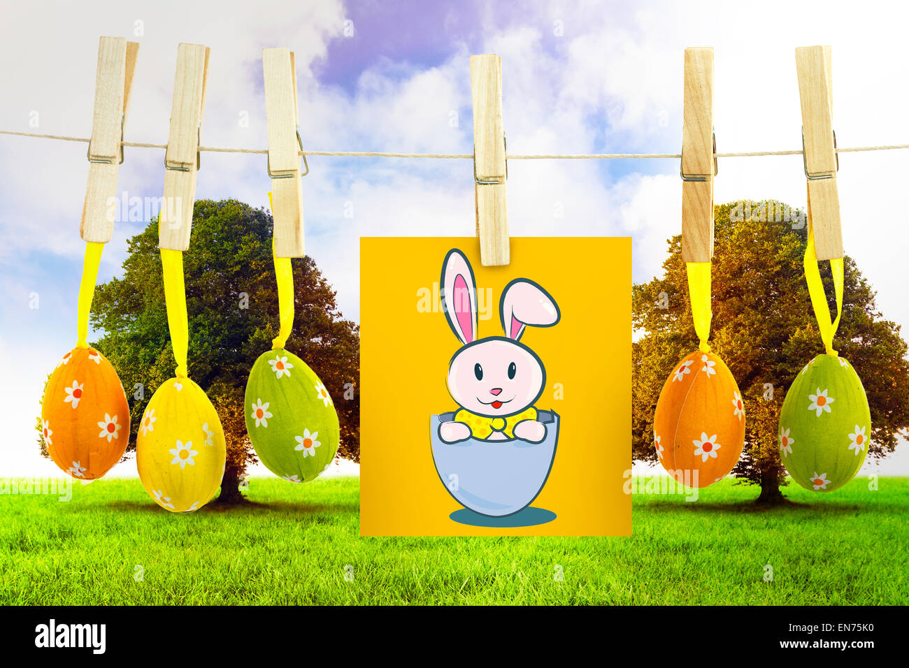 Easter bunny tree hi-res stock photography and images - Alamy